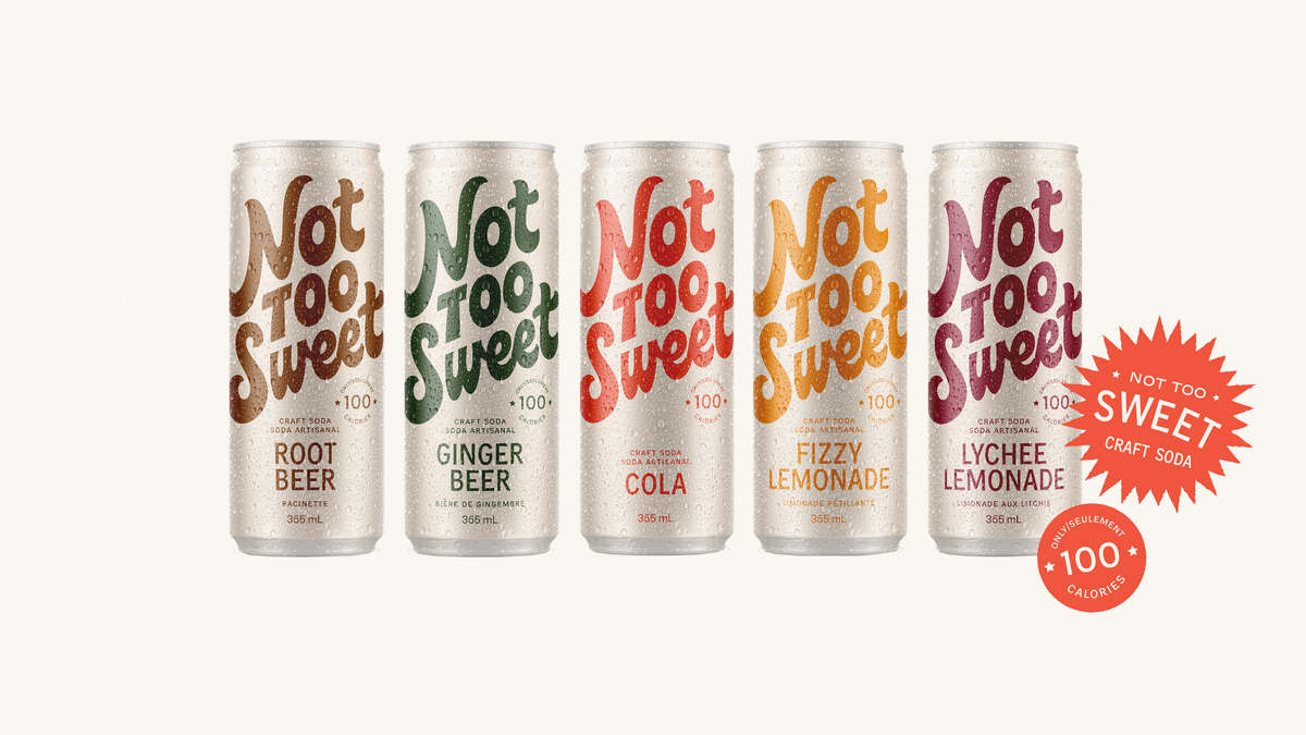 Not Too Sweet Craft Sodas